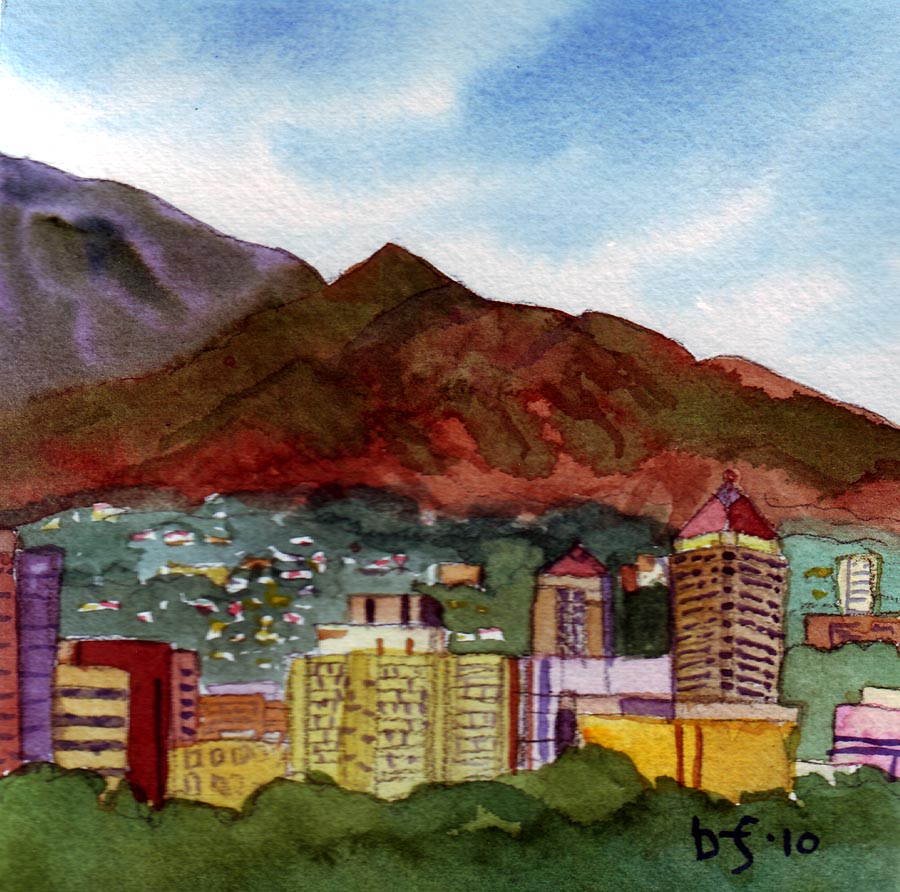 Albuquerque - Painting by Forrest Gallery
